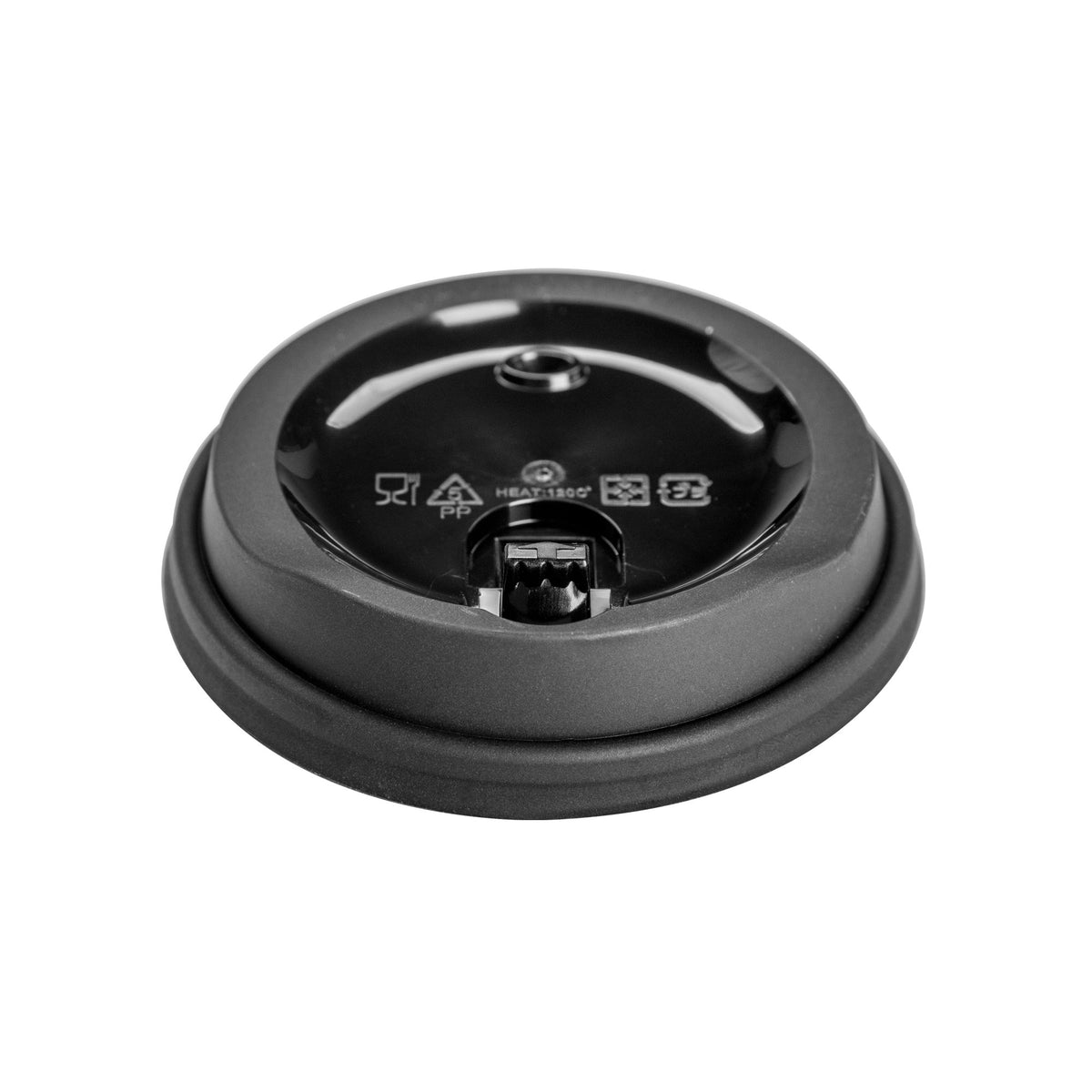 10-24oz Hot Drink Lock-back Lid - Black - 90mm (1000 per case ...